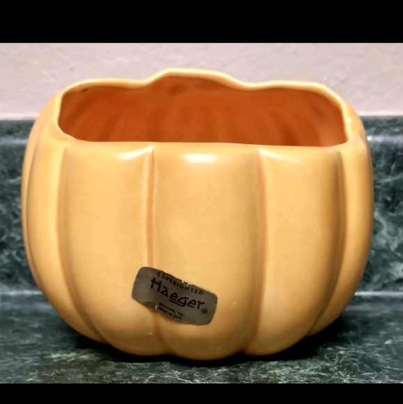 Haeger | Accents | Vintage Haeger Pottery Fall Pumpkin Planter ...